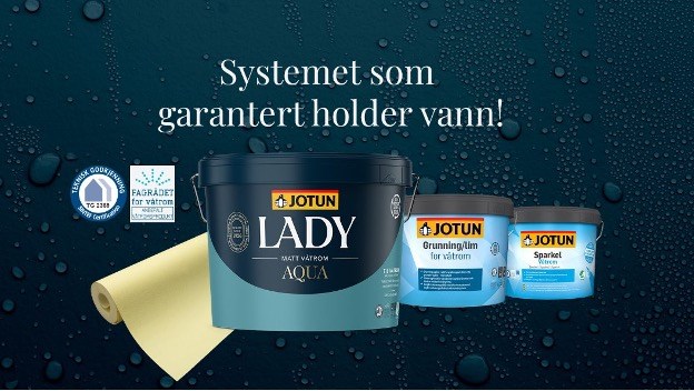 Nytt våtromssystem fra Jotun - Mal Proff
