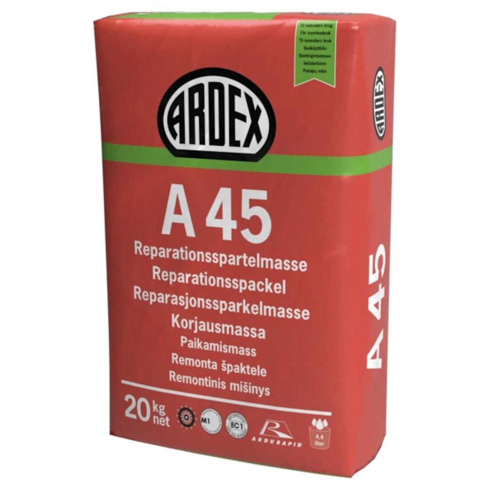 Ardex A45 Hurtig Grovsparkel - 20 kg - Mal Proff